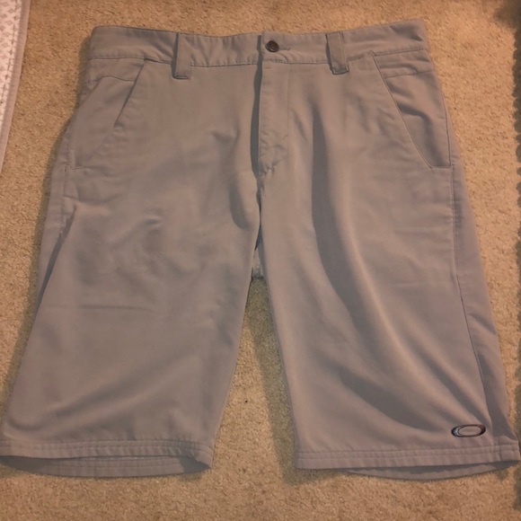 Oakley | Shorts | Oakley Grey Shorts Light Weight | Poshmark